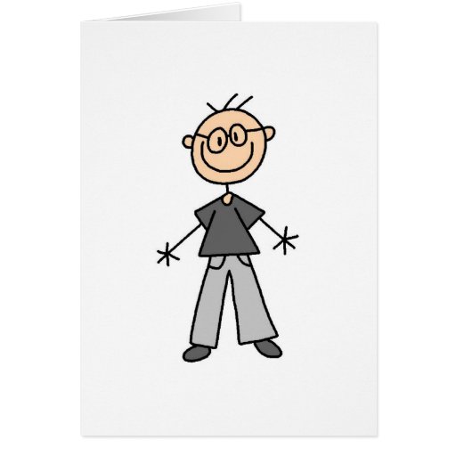 Grandpa Stick Figure Card | Zazzle Grandpa Stick Figure Card | Zazzle