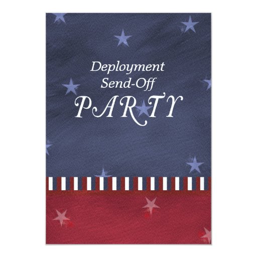 Military Send Off Party Invitation 5 X 7 Invitation Card Zazzle Military Send Off Party Invitation 5 X 7 Invitation Card Zazzle