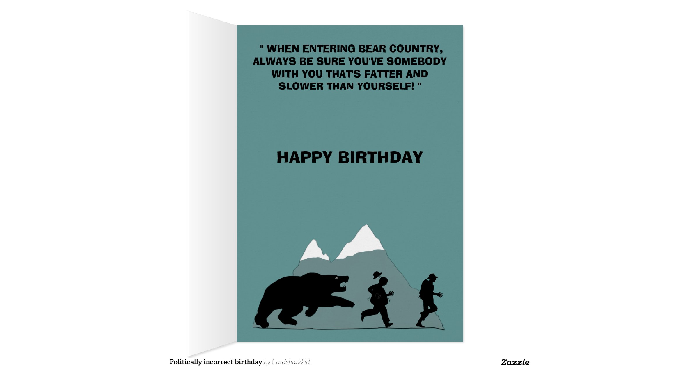 Politically incorrect birthday greeting card | Zazzle Politically incorrect birthday greeting card | Zazzle