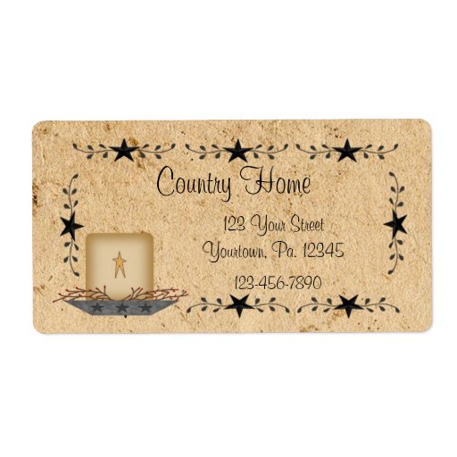 star-border-candle-label-zazzle