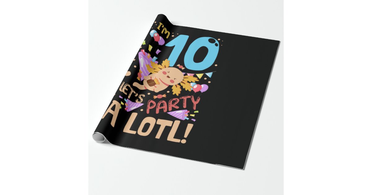 02.Axolotls Design for a Axolotl Fan Wrapping Paper | Zazzle