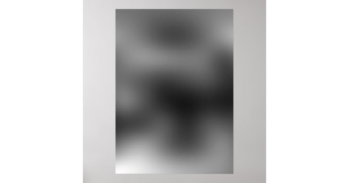 1994 Hubble FOC Photo Map of Pluto Poster | Zazzle