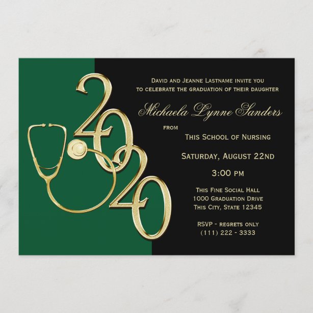 Physicians Assistant Invitations | Zazzle CA
