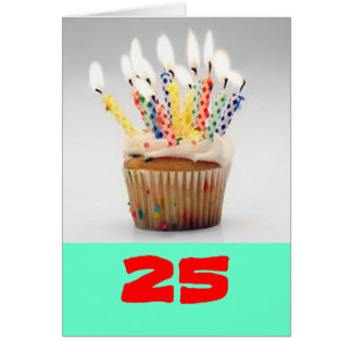 25th Birthday Cards, Photocards, Invitations & More