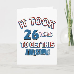 26th Birthday Cards | Zazzle CA