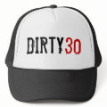 30th Birthday - Dirty 30 - Hat | Zazzle