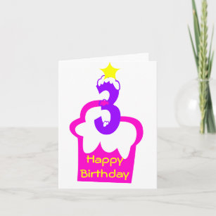 3rd Birthday Cards | Zazzle CA