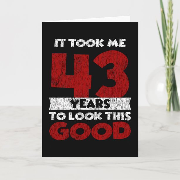 43 Years Old Cards, Greeting Cards & More | Zazzle CA