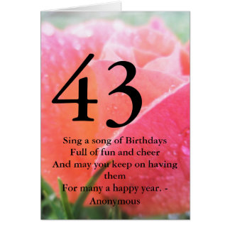 43 Birthday Jzxwan 43rd Birthday Gifts For Women Men, 43 Year Old ...