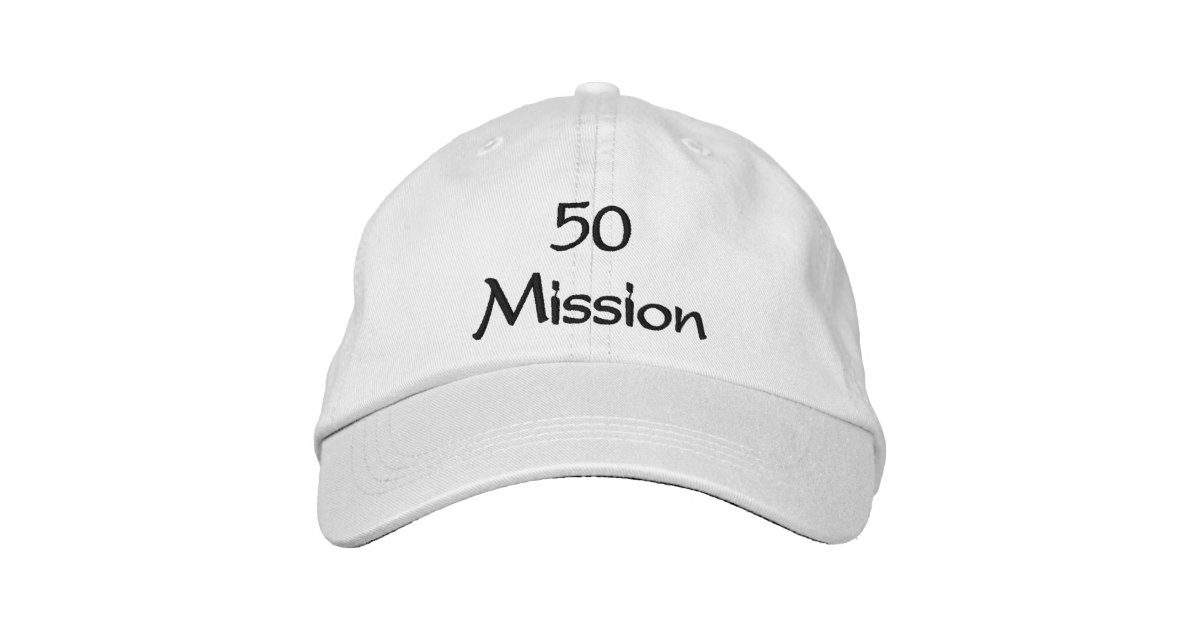 50 Mission Cap | Zazzle