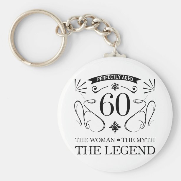 60th Birthday Keychains & Key Rings | Zazzle CA