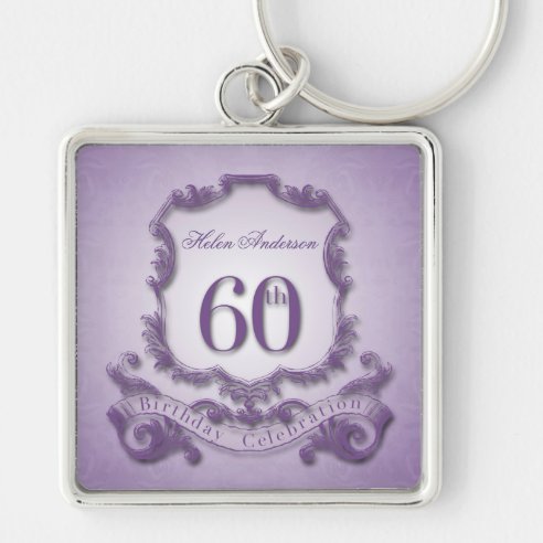 60th Birthday Keychains & Key Rings | Zazzle CA