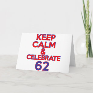 62nd Birthday Cards | Zazzle CA
