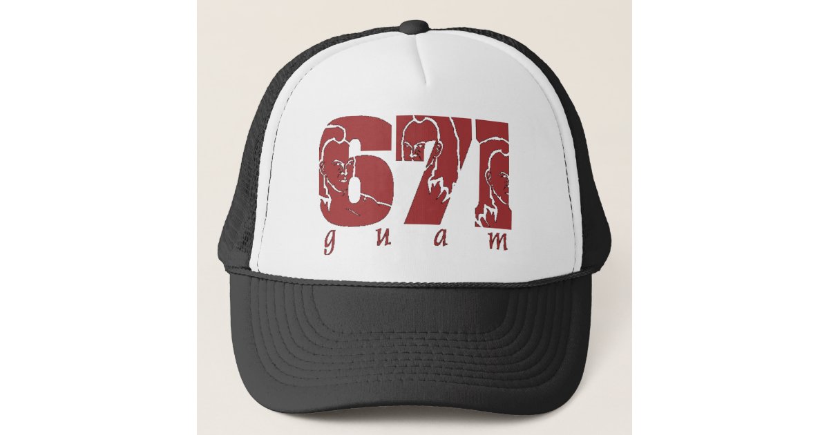 671 AREA CODE TRUCKER HAT | Zazzle