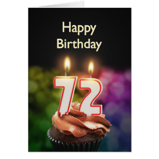 72nd Birthday Cards, Photocards, Invitations & More