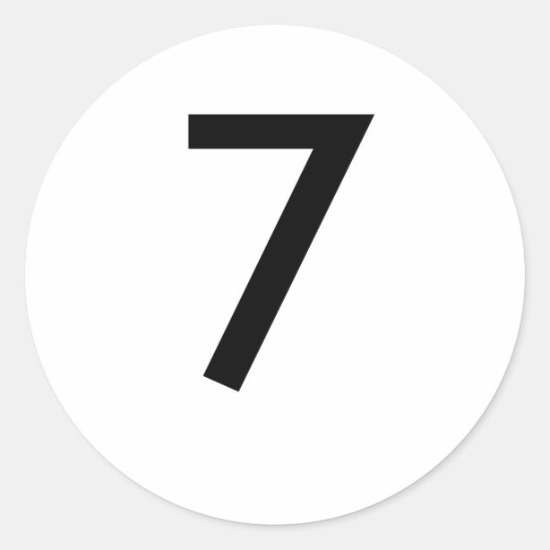 Number Stickers | Zazzle CA