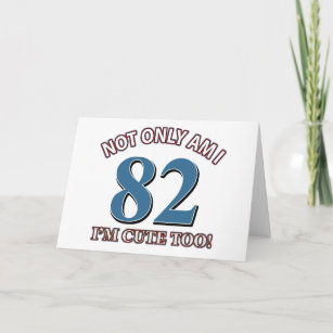 82nd Birthday Cards | Zazzle CA