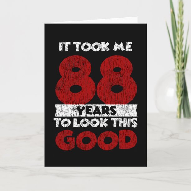 88th Birthday Cards | Zazzle CA