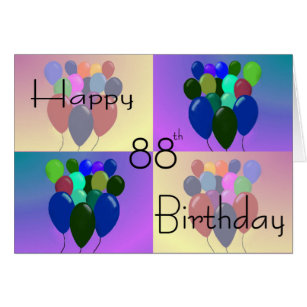 88th Birthday Cards, Photocards, Invitations & More