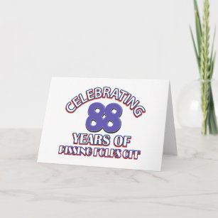 88th Birthday Cards | Zazzle CA