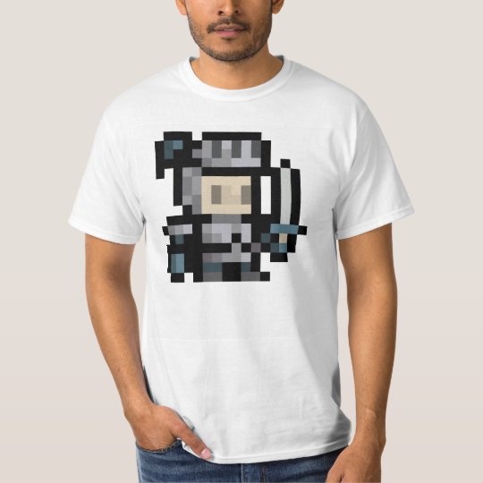 8-Bit Knight 16x16 Sprite Pixel Art T-Shirt | Zazzle.ca
