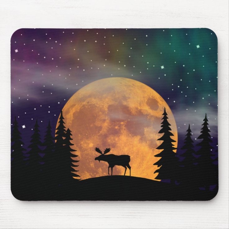 A Moose on the Loose Mouse Pad | Zazzle