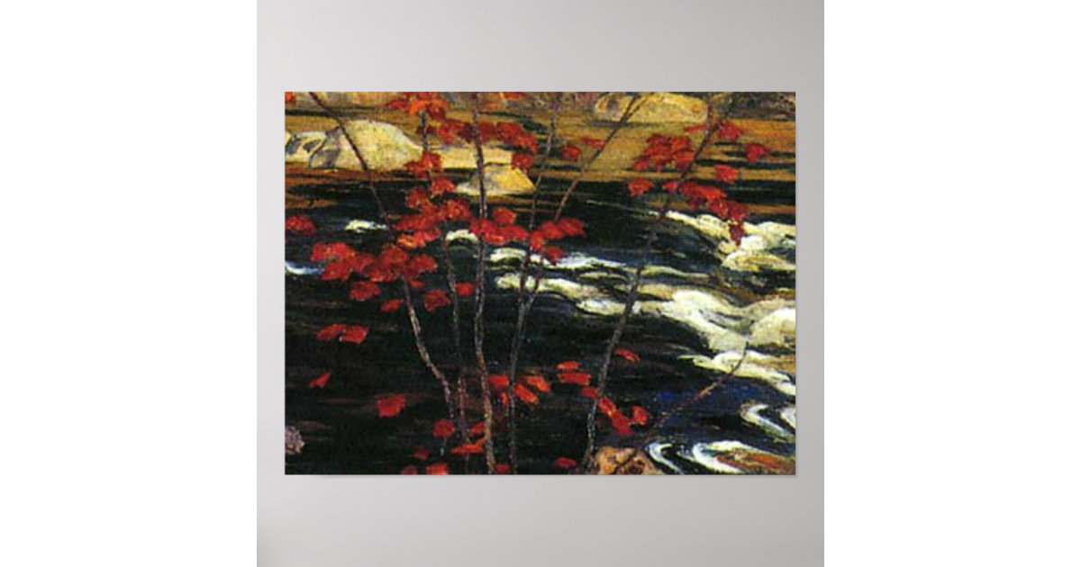 A. Y. Jackson - Red Maple Poster | Zazzle