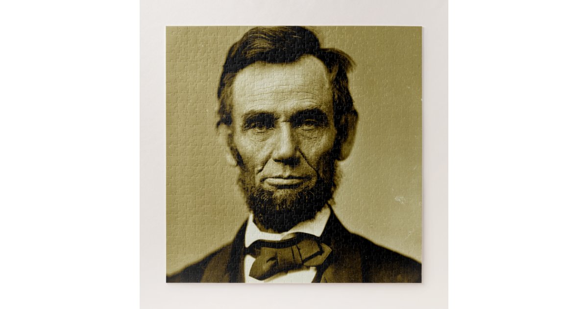 Abraham Lincoln 16th US President Jigsaw Puzzle | Zazzle