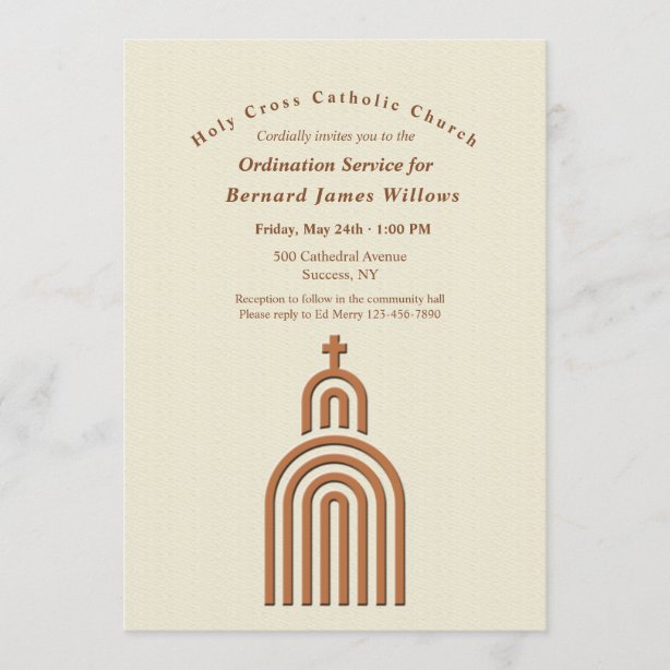 Ordination Invitations | Zazzle CA