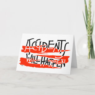 Accident Cards, Greeting Cards & More | Zazzle CA