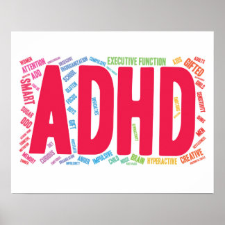 Adhd Posters | Zazzle Canada