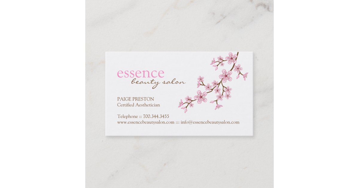 Aesthetician Business Cards | Zazzle