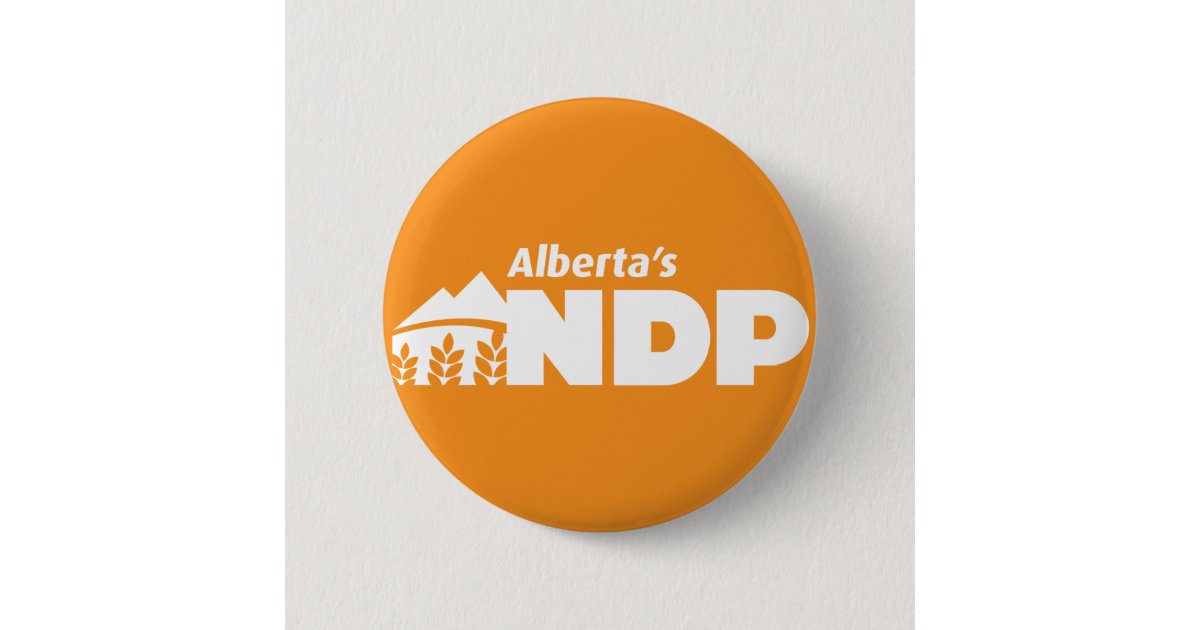 Alberta NDP Pin | Zazzle