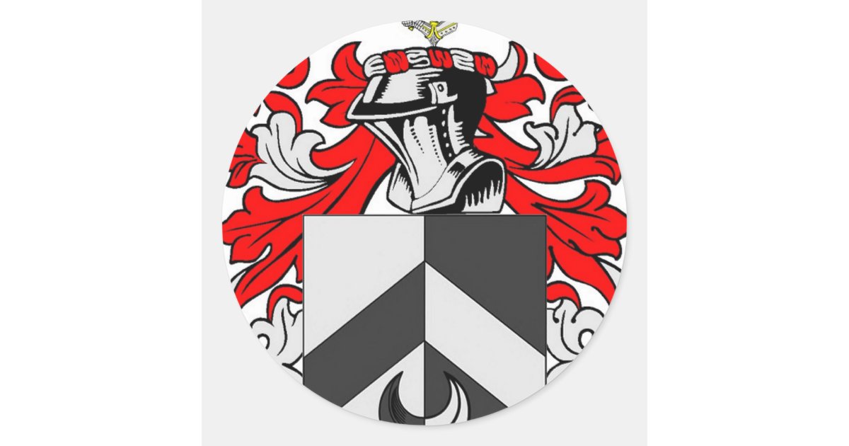 Alexander (Scottish) Coat of Arms Classic Round Sticker | Zazzle