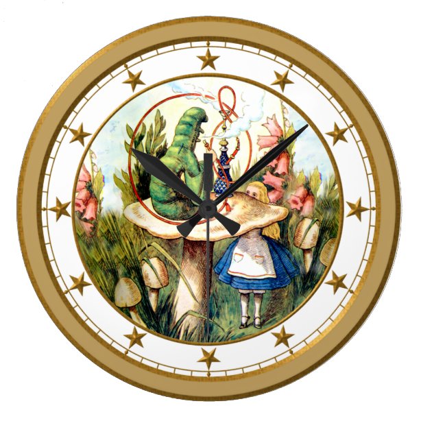 Mad Hatter Wall Clocks | Zazzle.ca