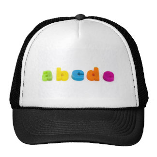Alphabet Letter Hats, Alphabet Letter Cap Designs