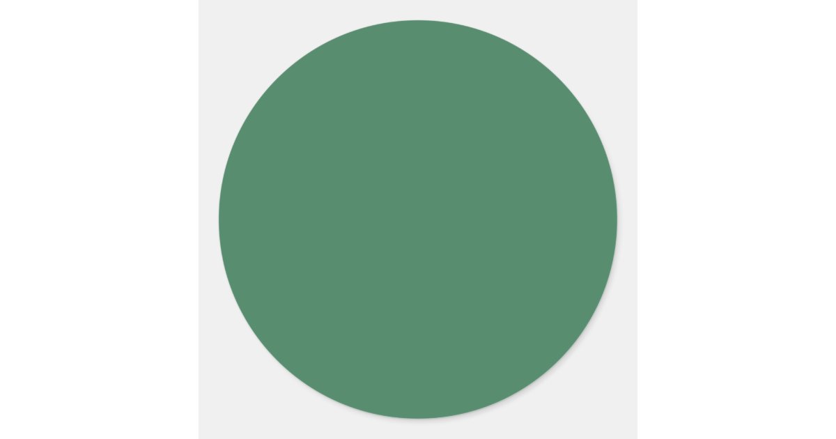 Amazon (solid colour) classic round sticker | Zazzle