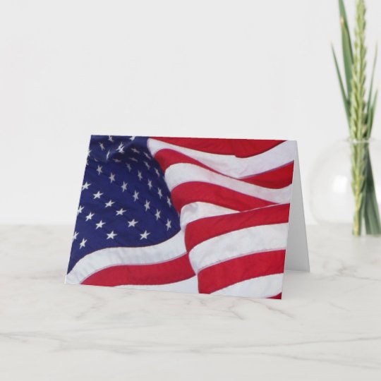 American Flag Card | Zazzle.ca