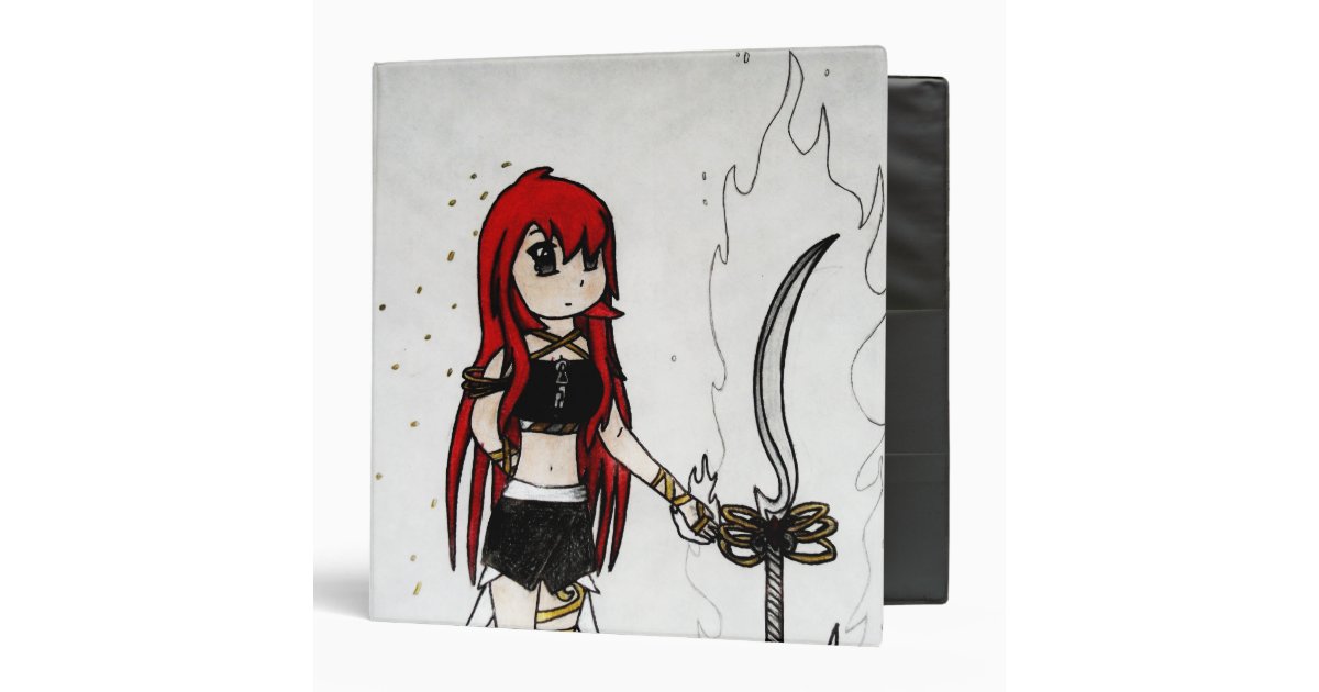 anime binder!!!! binder | Zazzle