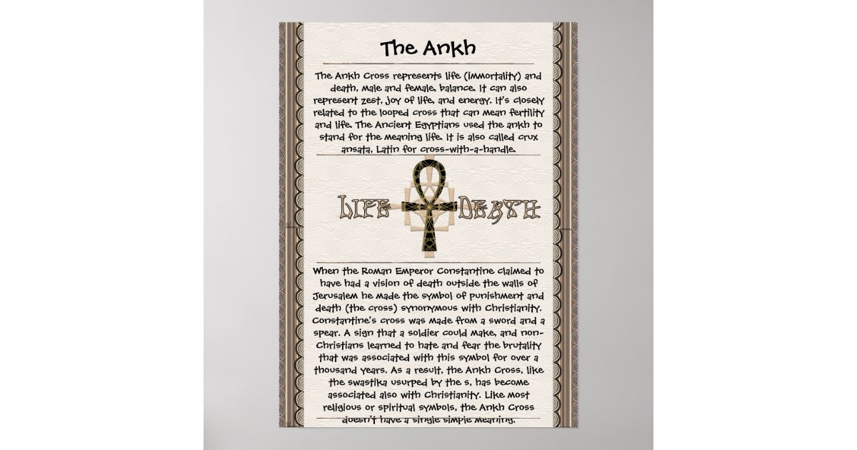 Ankh Informational Poster | Zazzle