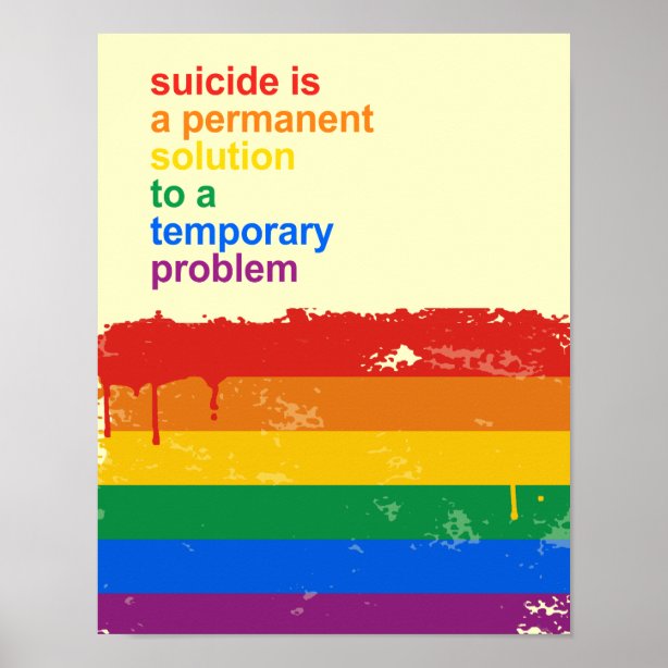 Suicide Prevention Posters, Prints & Poster Printing | Zazzle CA