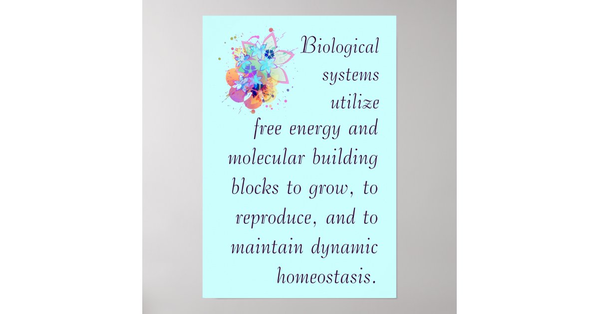AP Biology Big Idea 2 Poster | Zazzle