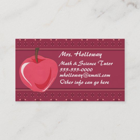 Apple Business Card | Zazzle.ca