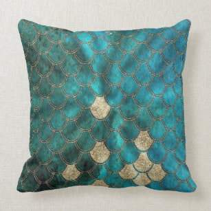 Fish Pattern Pillows & Cushions | Zazzle CA