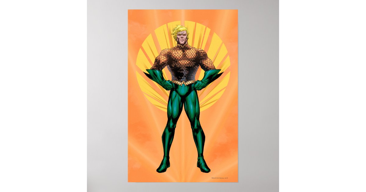 Aquaman Standing Poster | Zazzle