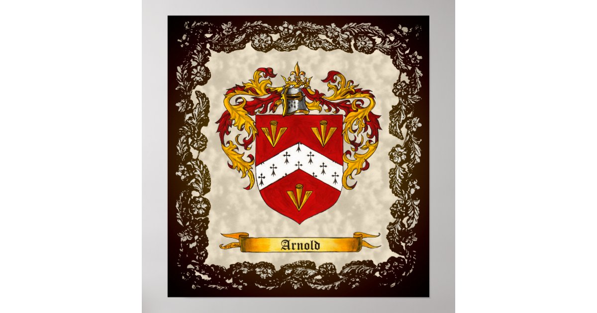 Arnold Coat of Arms Poster | Zazzle
