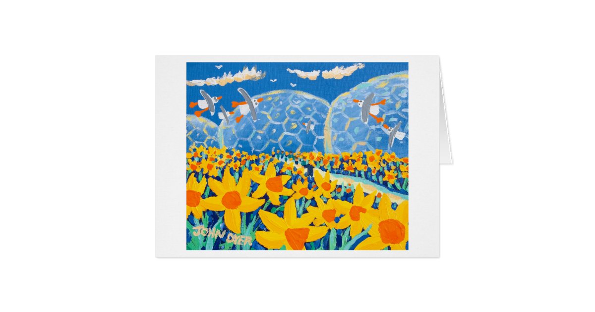 Art Card: Daffodil Blue, Eden Project | Zazzle