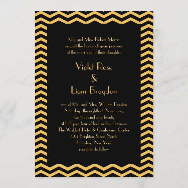 Flapper Wedding Invitations & Announcements | Zazzle CA