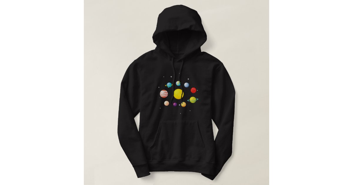 Astronomy Lover Science Nerd Solar System Planet S Hoodie | Zazzle