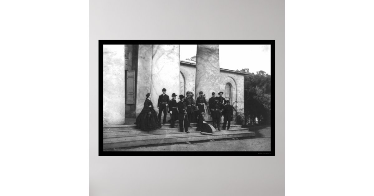 Attendees of the Funeral of Robert E. Lee 1870 Poster | Zazzle